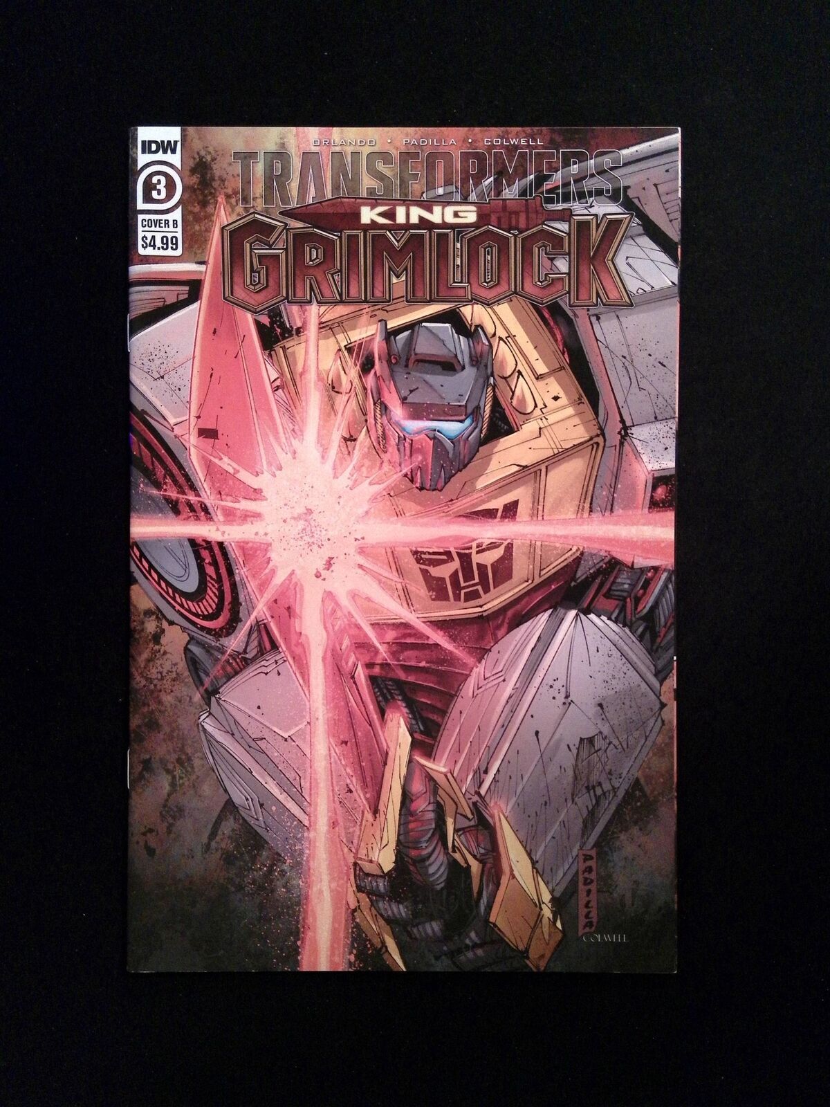 Transformers King Grimlock #3B IDW Comics 2021 NM- PADILLA VARIANT ...