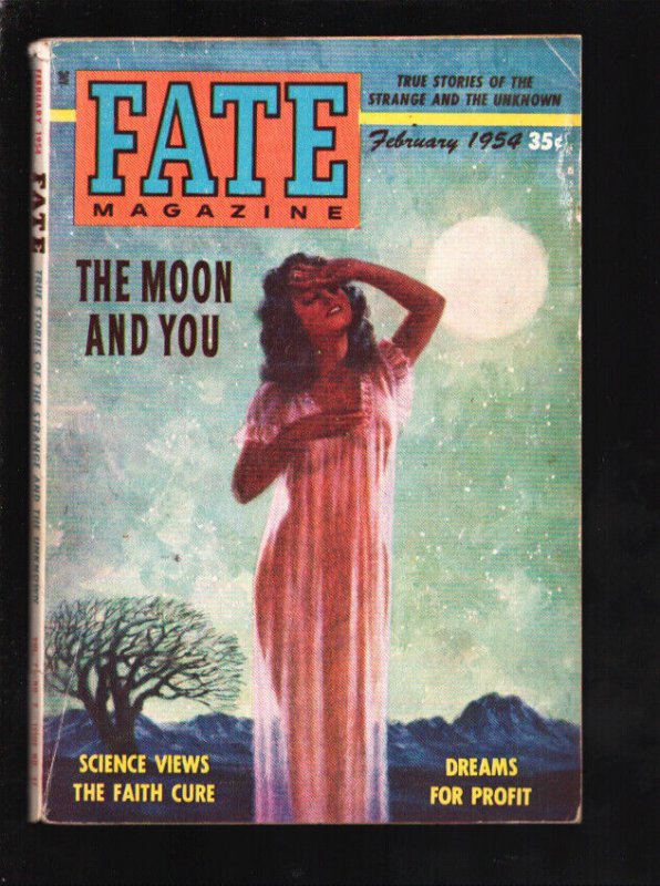 Fate 1/1954-Spicy Good Girl Art cover-The Moon & You-Strange & unknown ...