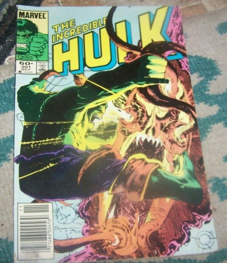 Incredible Hulk # 301 1984 Marvel crossroads monster IMMORTAL ? | Comic ...