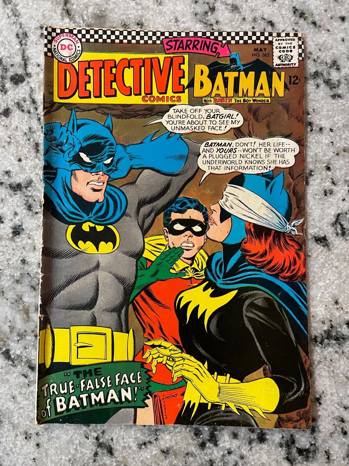 Detective Comics # 363 FN- DC Comic Book Batman Gotham Robin Batgirl 20 ...
