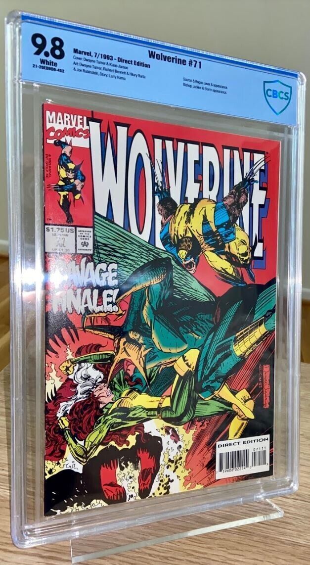 Wolverine #71 - Epic battle Sauron vs. Wolverine! CBCS 9.8 - Brand New ...