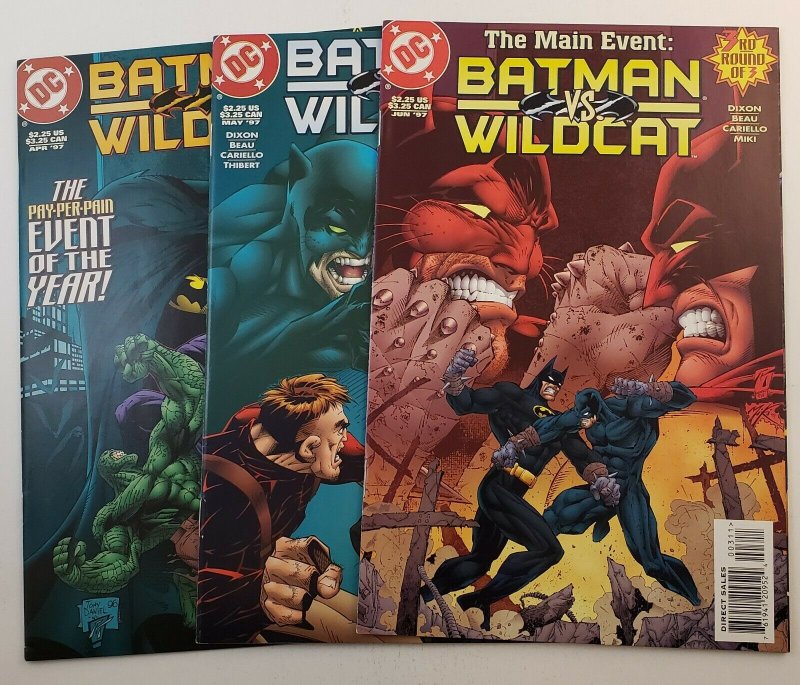 Batman Wildcat #1-3 Complete Set High Grade NM DC Comics 1997 | Full ...