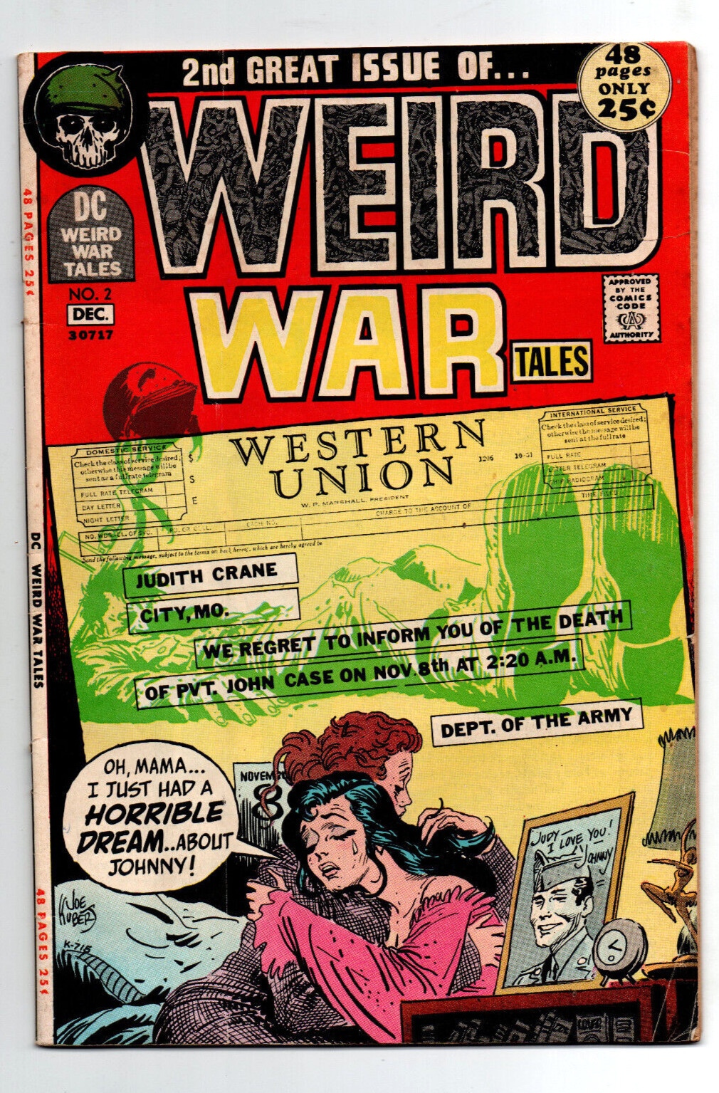 Weird War Tales #2 - Horror - 1971 - VG+ | Comic Books - Bronze Age, DC ...