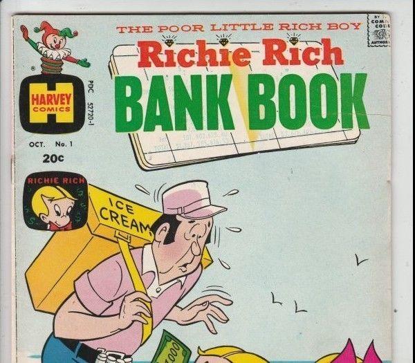 Richie Rich Bank Book #1 strict VF+ 8.5 High-Grade Appearance - Reggie ...