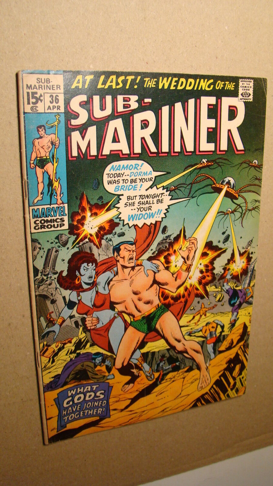 Sub-Mariner 36 *Solid* VS Attuma 1970 Marvel | Comic Books - Bronze Age, Marvel, Sub-Mariner ...