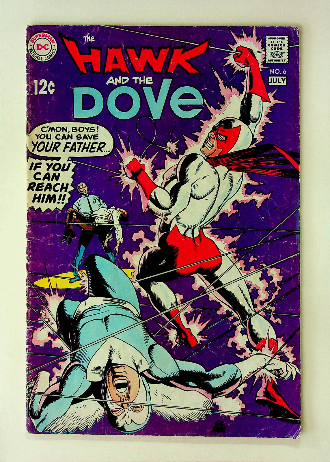 Hawk and Dove #6 (Jun-Jul 1969, DC) - Good | Comic Books - Silver Age ...