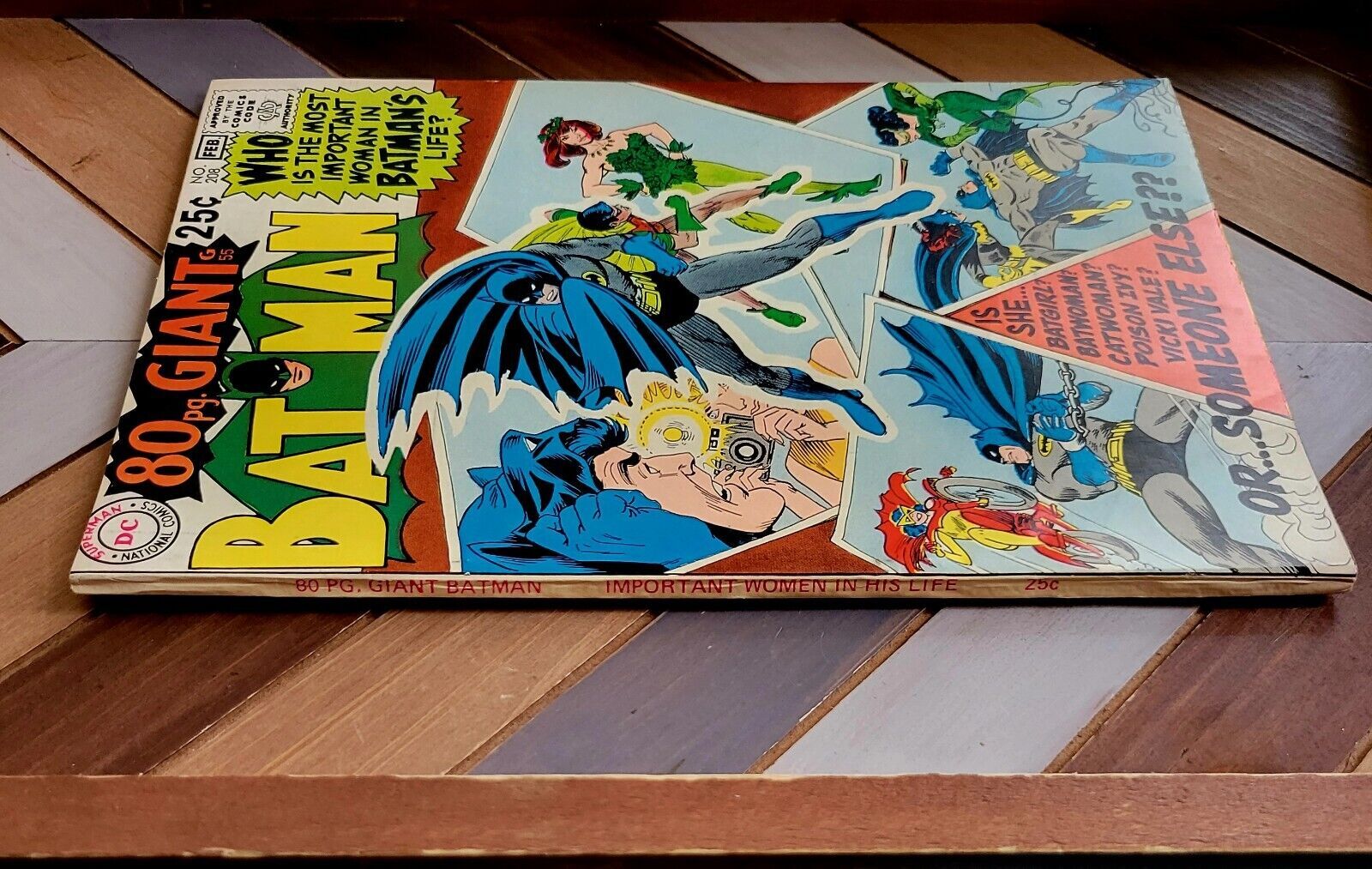 BATMAN #208 VF+ (DC 1968) The Women in Batmans Life (Catwoman, Lois ...
