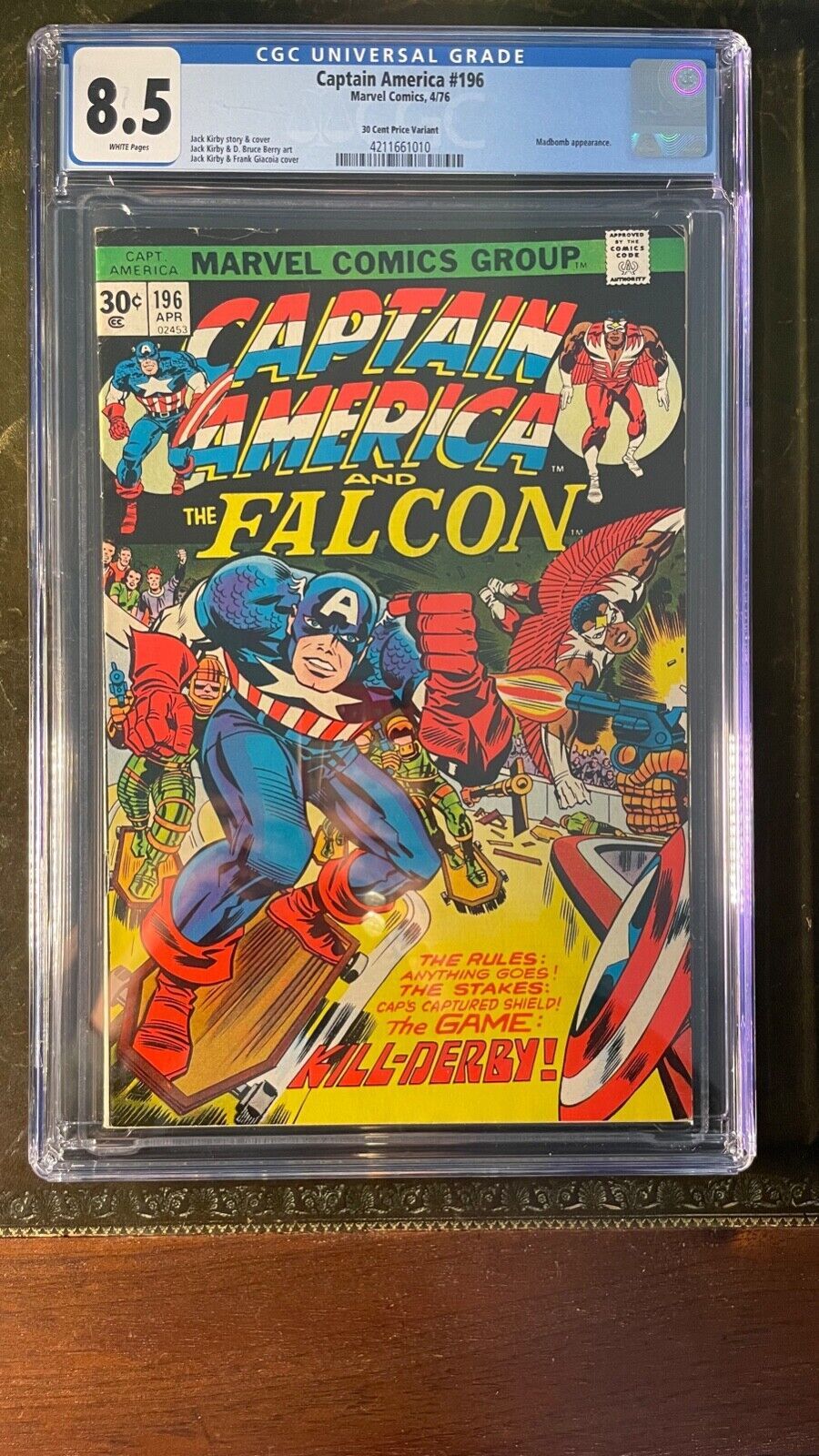 Marvel Comics 1976 Captain America and The Falcon 196 Variant CGC 8.5 VF++ | Comic Books ...