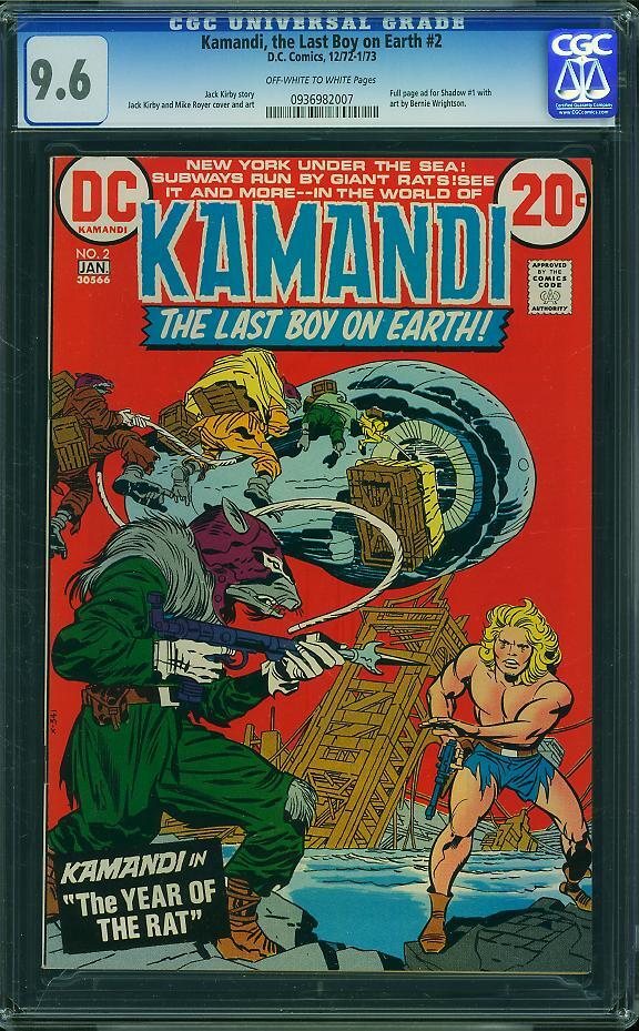Kamandi, The Last Boy on Earth #2 (1973) CGC 9.6 NM+ | Comic Books ...