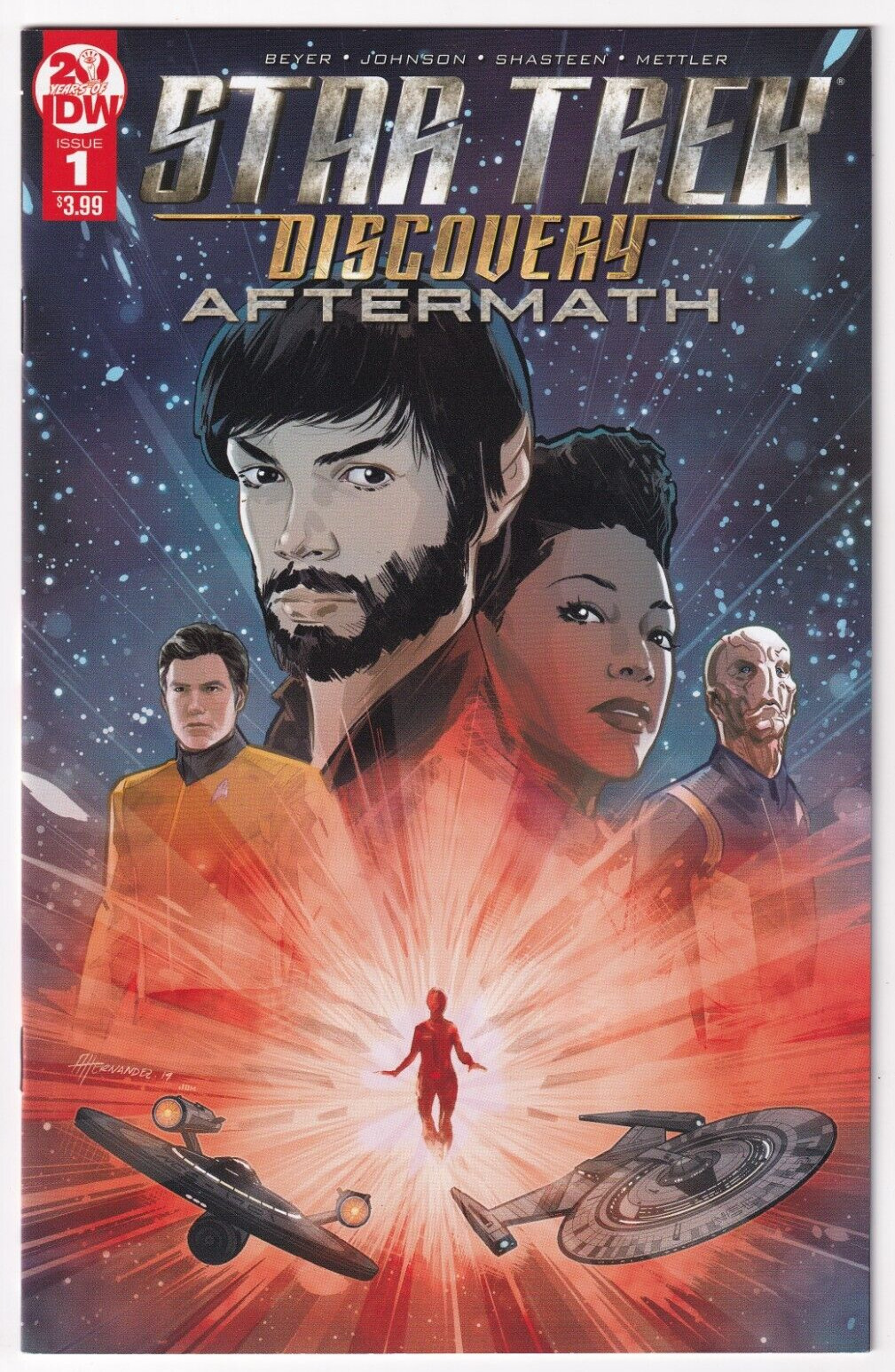 Star Trek Discovery Aftermath #1 A October 2019 IDW Beyer Johnson ...