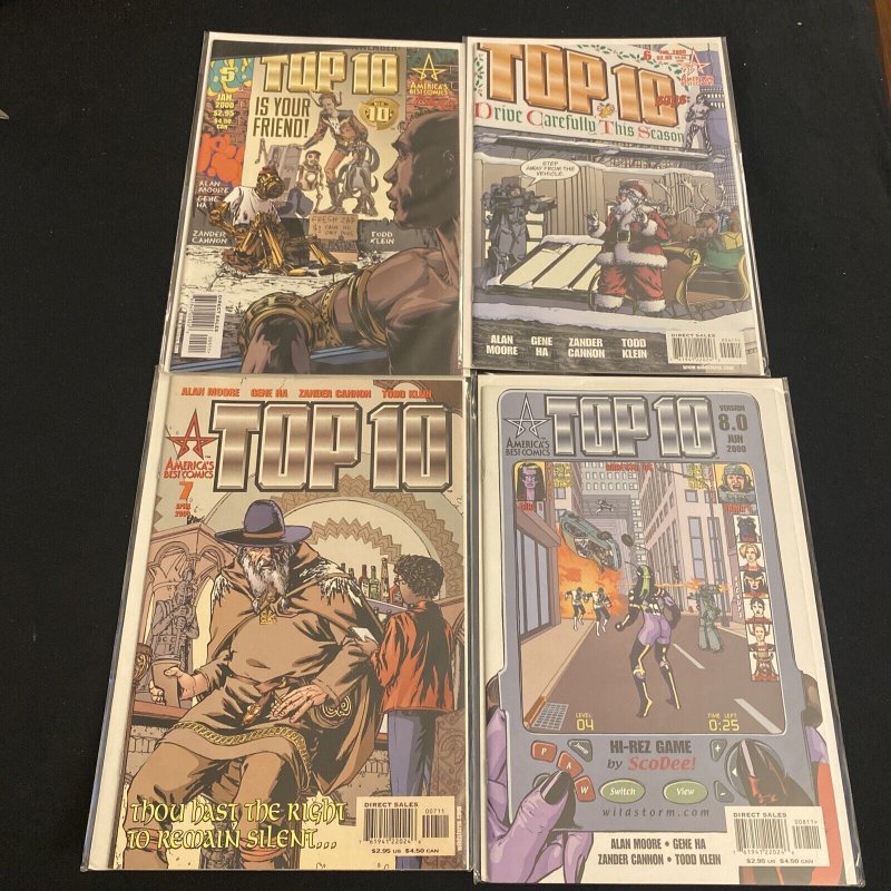 Americas Best Comics Top 10 (1999) #1 2 3 4 5 6 7 8 9 10 Alan Moore ...