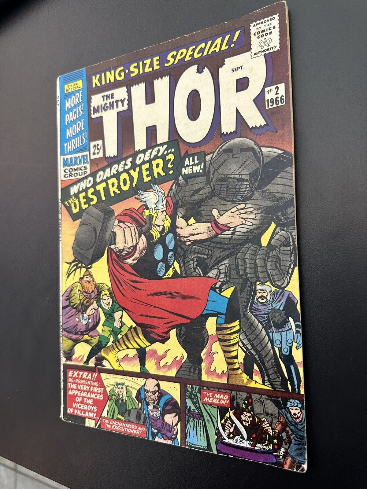 Thor Annual 2 King-Size Special VG/FN Thor battles the Destroyer ...