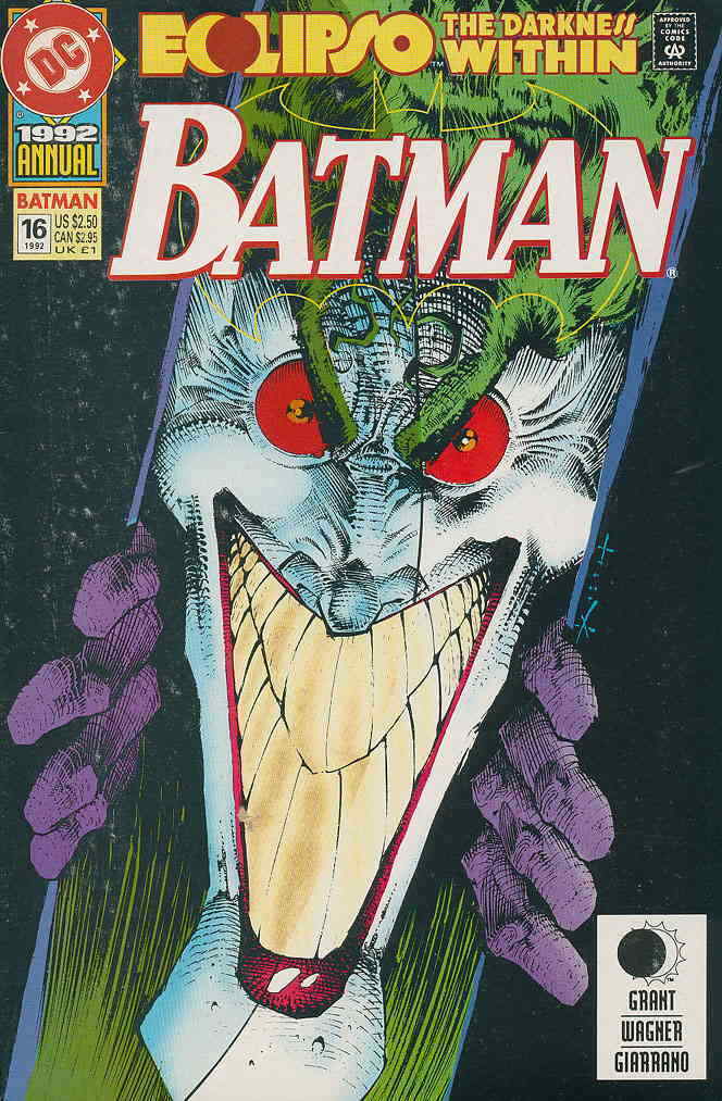 Batman Annual #16 VF; DC | Eclipso the Darkness Within - Sam Kieth - we ...