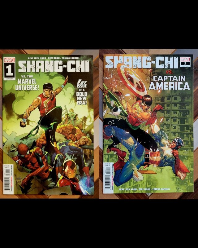 SHANG-CHI (vs The Marvel Universe) #1 & 2, NM (Marvel 2021) plus ...