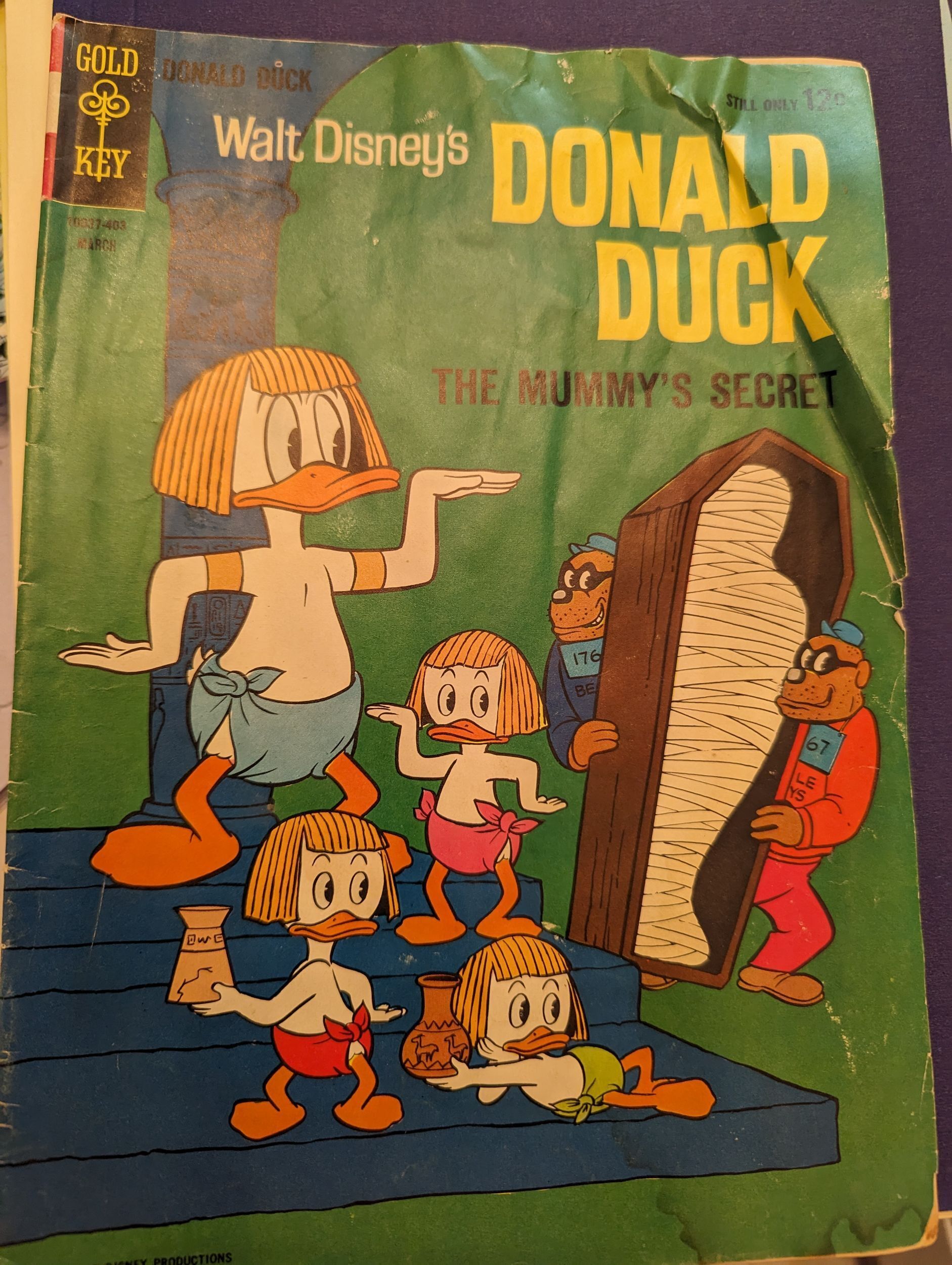 Donald Duck #93 (1964) The Mummy's Secret | Comic Books - Silver Age ...