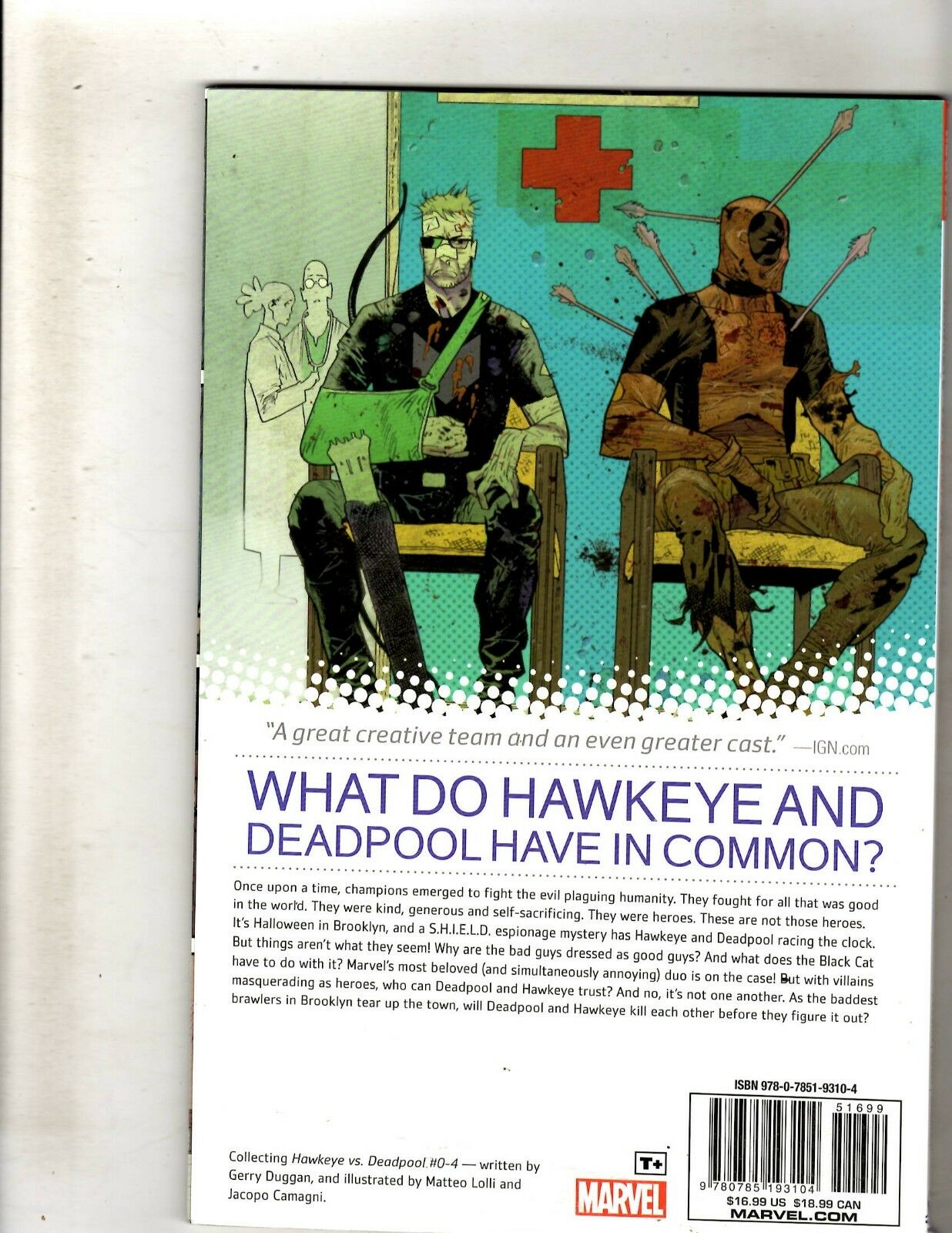 Hawkeye Vs. Deadpool Marvel Comics TPB Graphic Novel Comic Book X-Men ...
