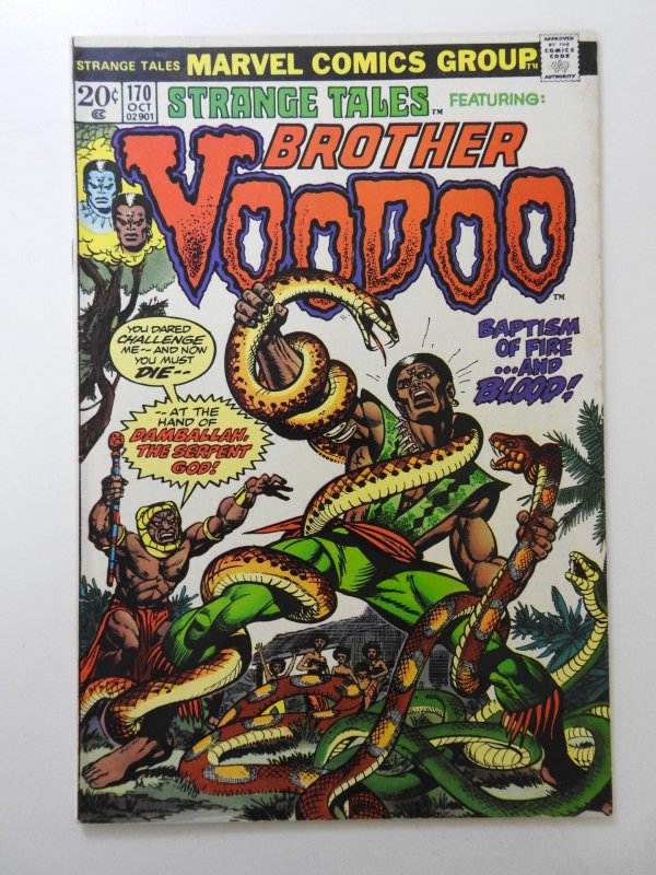 Strange Tales #170 (1973) Brother Voodoo! VG/Fine Condition! | Comic ...