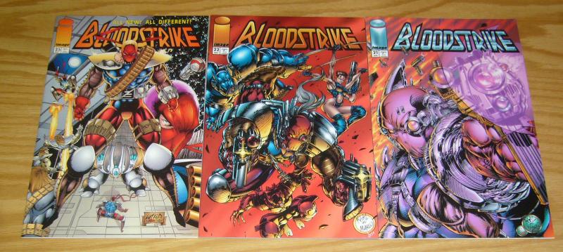 Bloodstrike #1-25 VF/NM complete series ROB LIEFELD image comics set ...