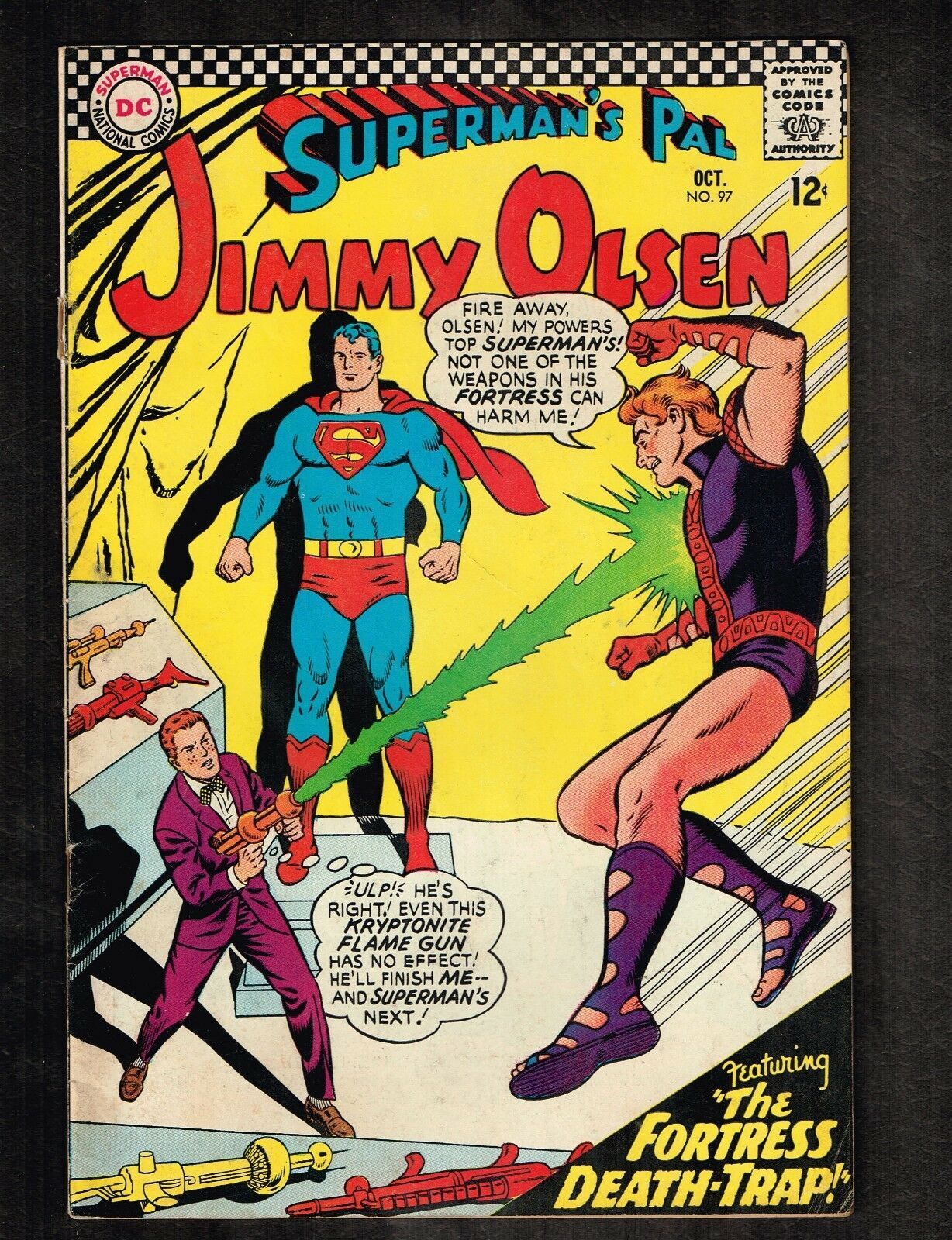Superman's Pal, Jimmy Olsen #97 ~ Fortress Death Trap ~ 1966 (6.0) WH ...