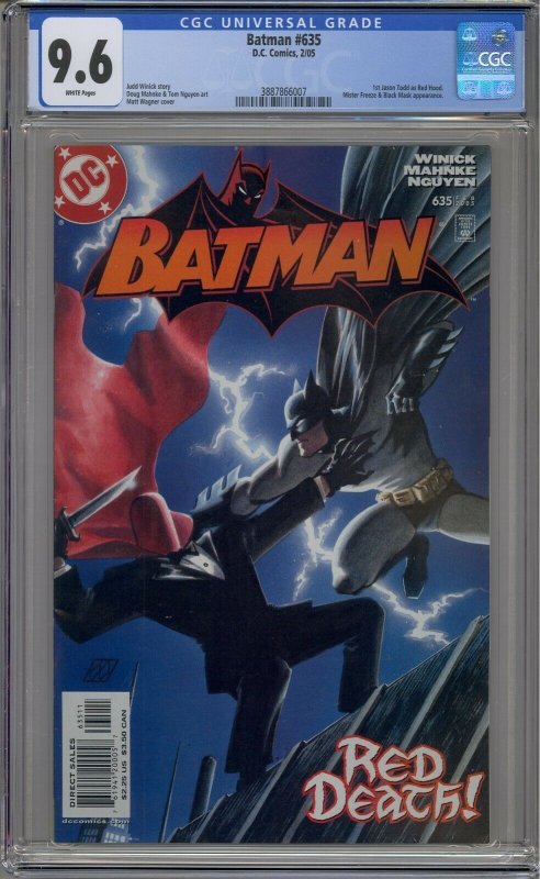 Batman #635 CGC 9.6 1st Jason Todd as RED Hood | Comic Books - Modern ...