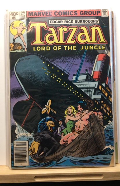 Tarzan #29 Newsstand Edition (1979) | Comic Books - Bronze Age, Marvel ...