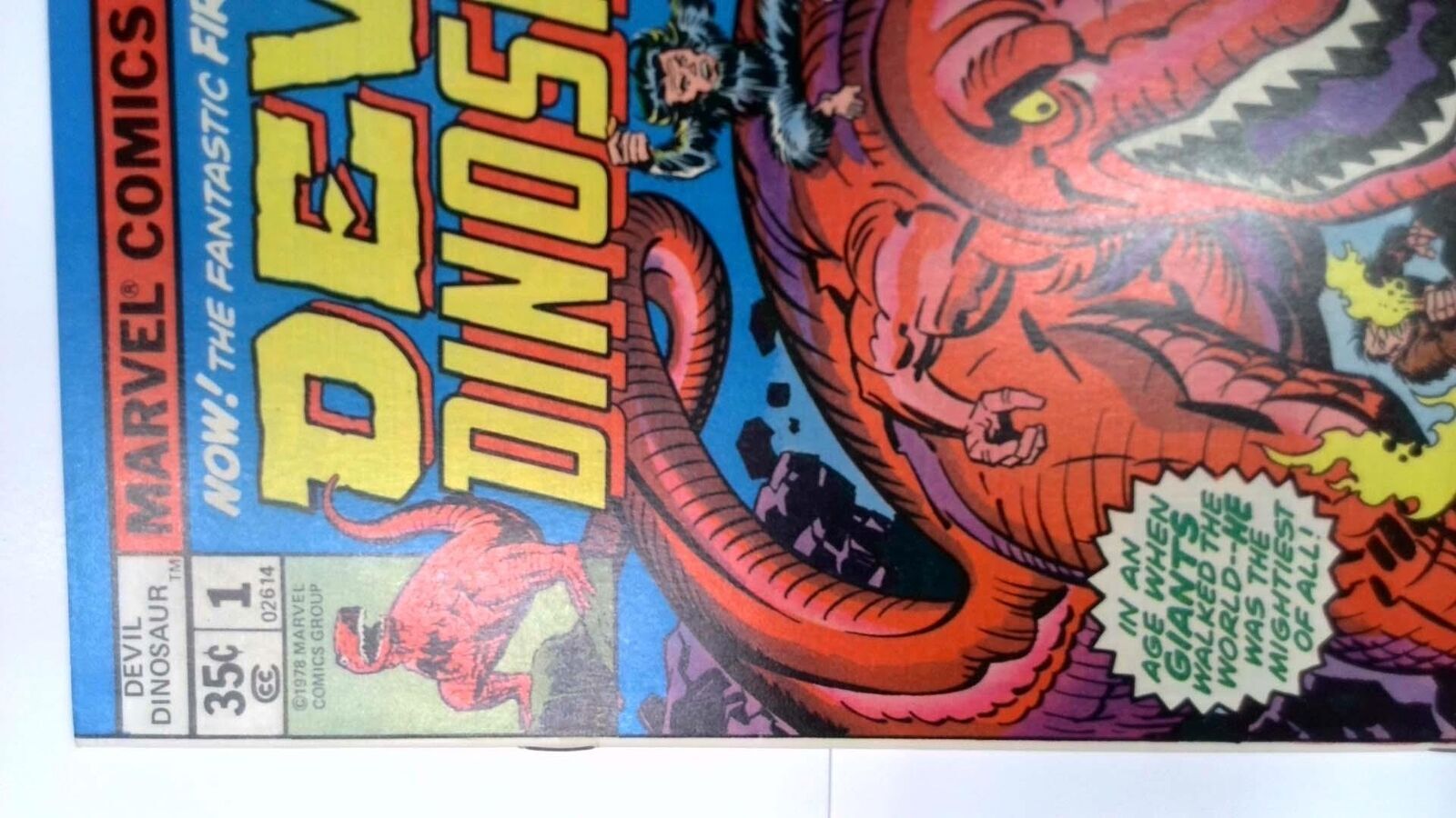 Devil Dinosaur #1 April 1978 1st App. Devil Dinosaur & Moon-Boy Jack Kirby NM/M | Comic Books ...