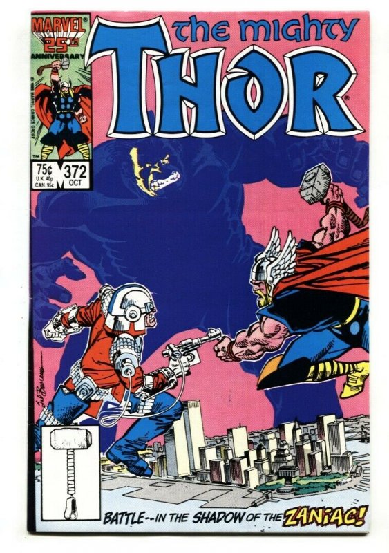 THOR #372 comic book-1st appearance Time Variance Authority - VF ...