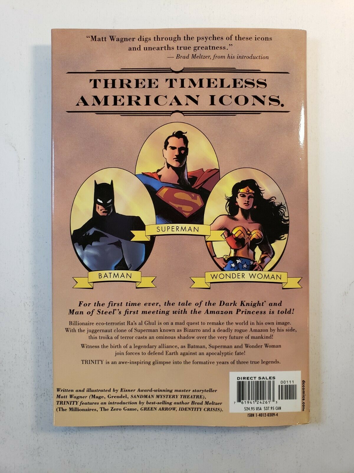 Batman/Superman/Wonder Woman - Trinity Matt Wagner Hard Cover Graphic ...