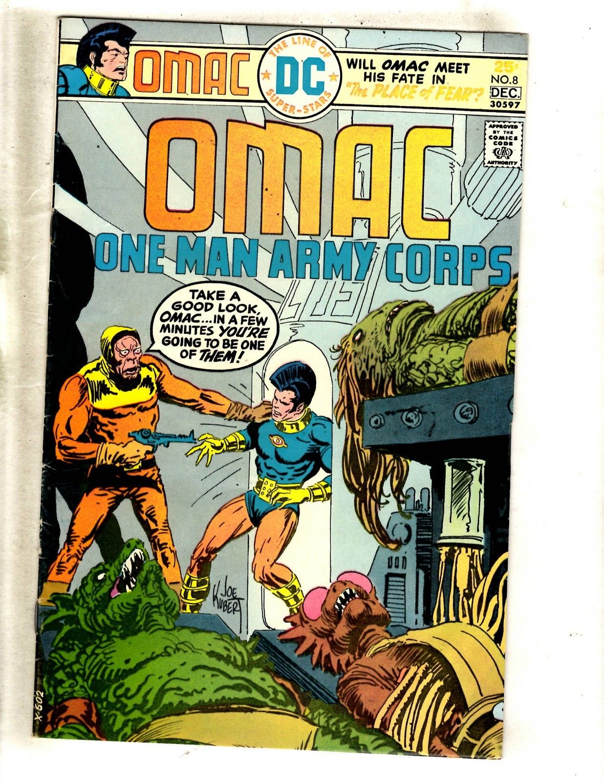 Lot Of 5 OMAC DC Comic Books # 4 5 6 7 8 FN Range Jack Kirby Fourth ...