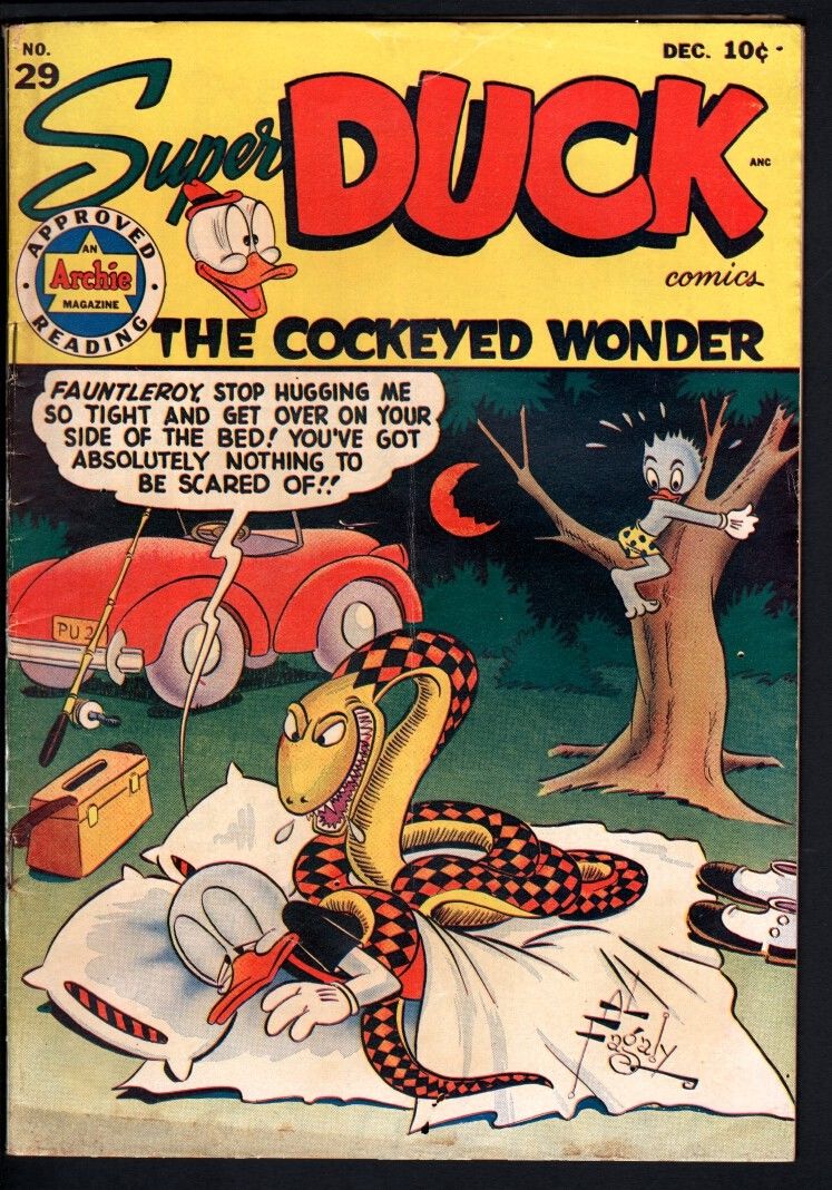 Super Duck Comics #29-Dec 1949-The Famous Snake Cover-Archie Pubs ...