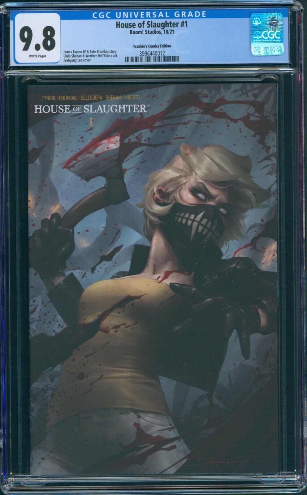 House of Slaughter #1 CGC 9.8 Frankie's Comics Limited Trade Variant ...