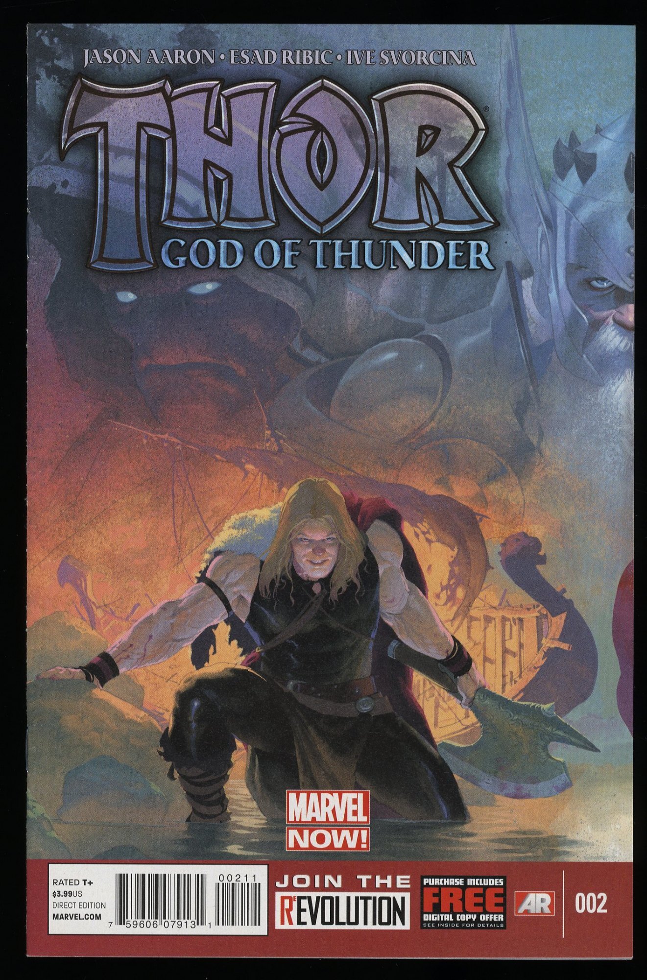 Thor God of Thunder (2013) #2 NM- 9.2 1st Appearance Gorr God Butcher ...