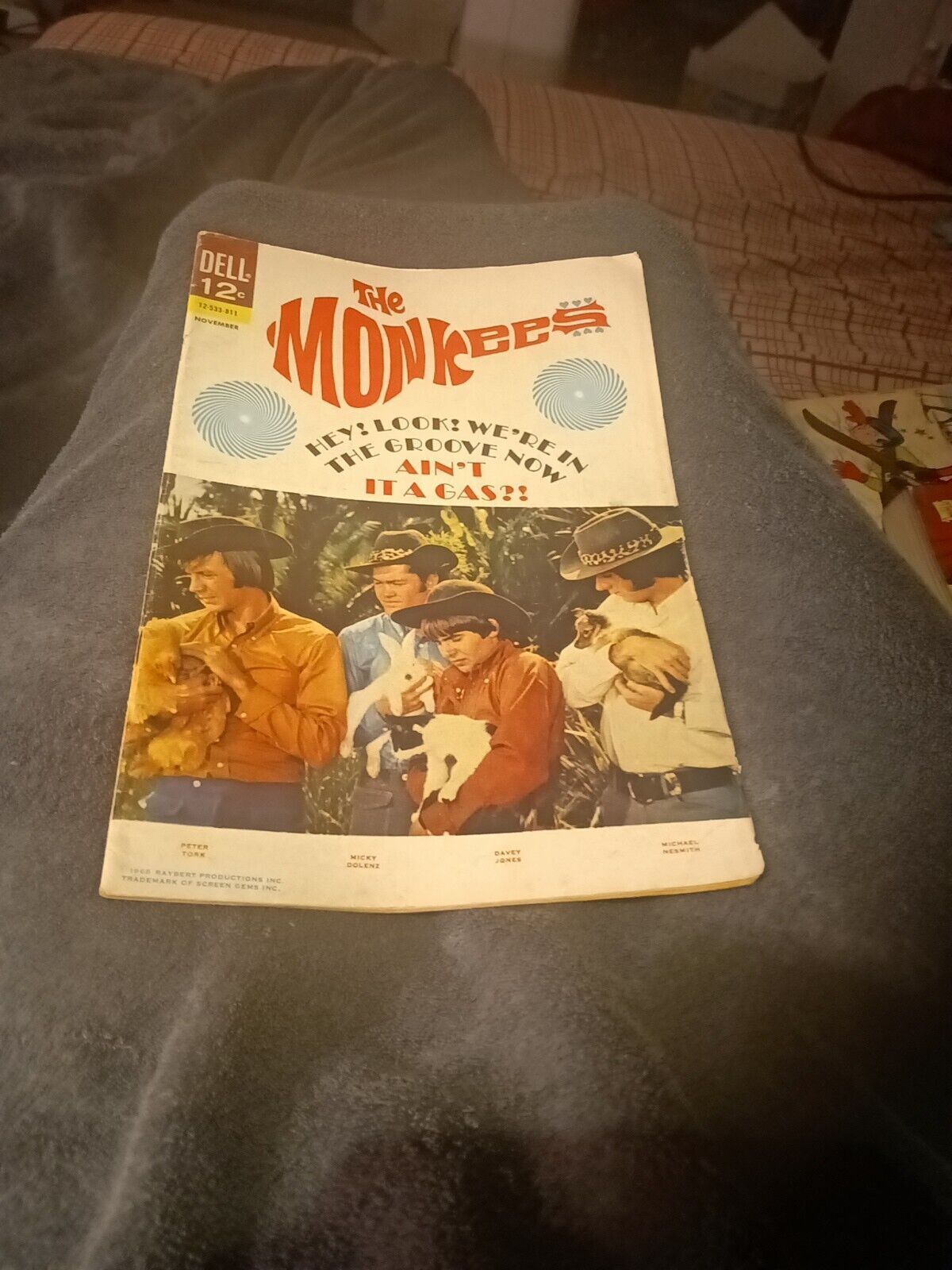 The Monkees #16 comics 1968 Dell TV show David Jones photo cover low ...