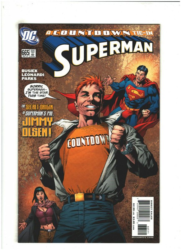 Superman #665 NM- 9.2 DC Kurt Busiek 2007 Countdown, Jimmy Olsen app. | Comic Books - Modern Age ...
