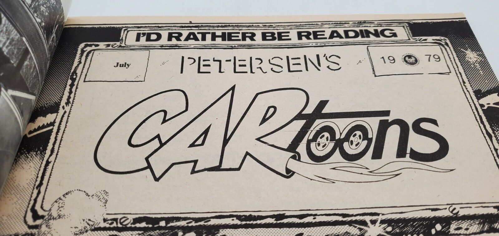 CARtoons Magazine July 1979 w/ both IRON-ONS, Cartoons for the car ...