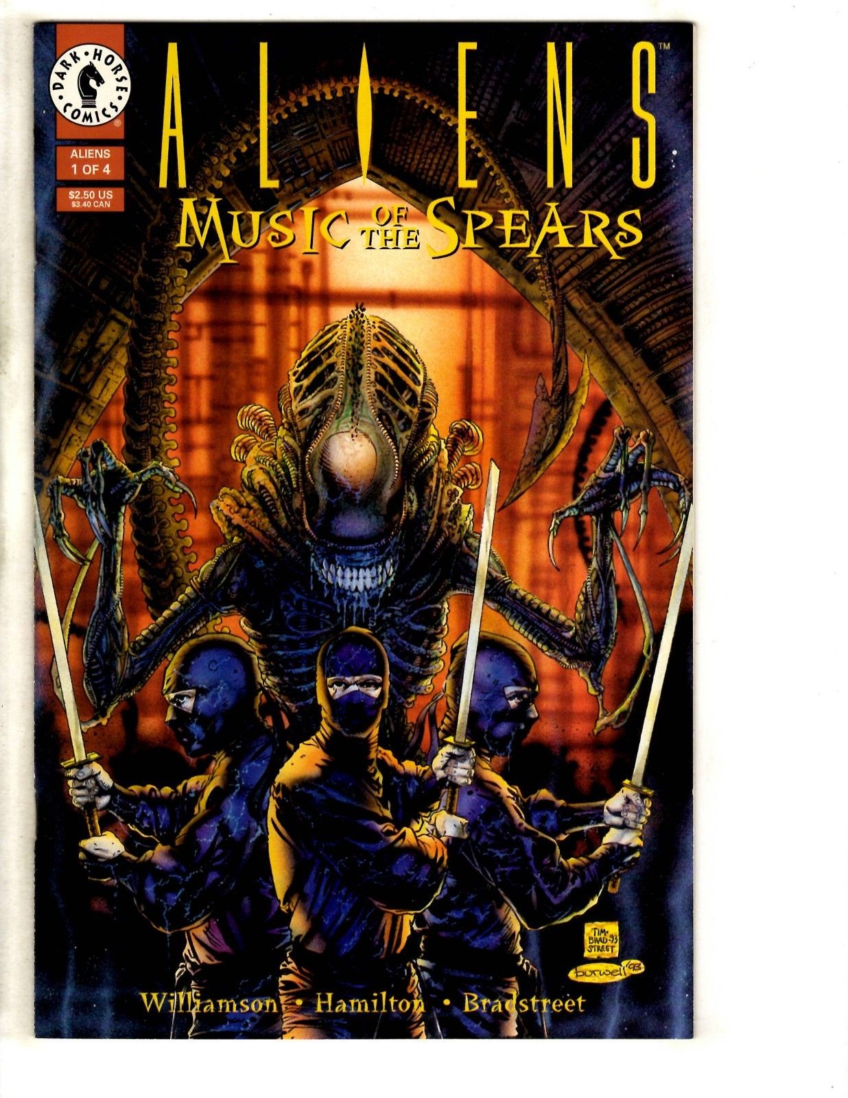 6 Aliens Dark Horse Comics Newt's Tale # 1 2 + Music Of The Spears #1 2 ...
