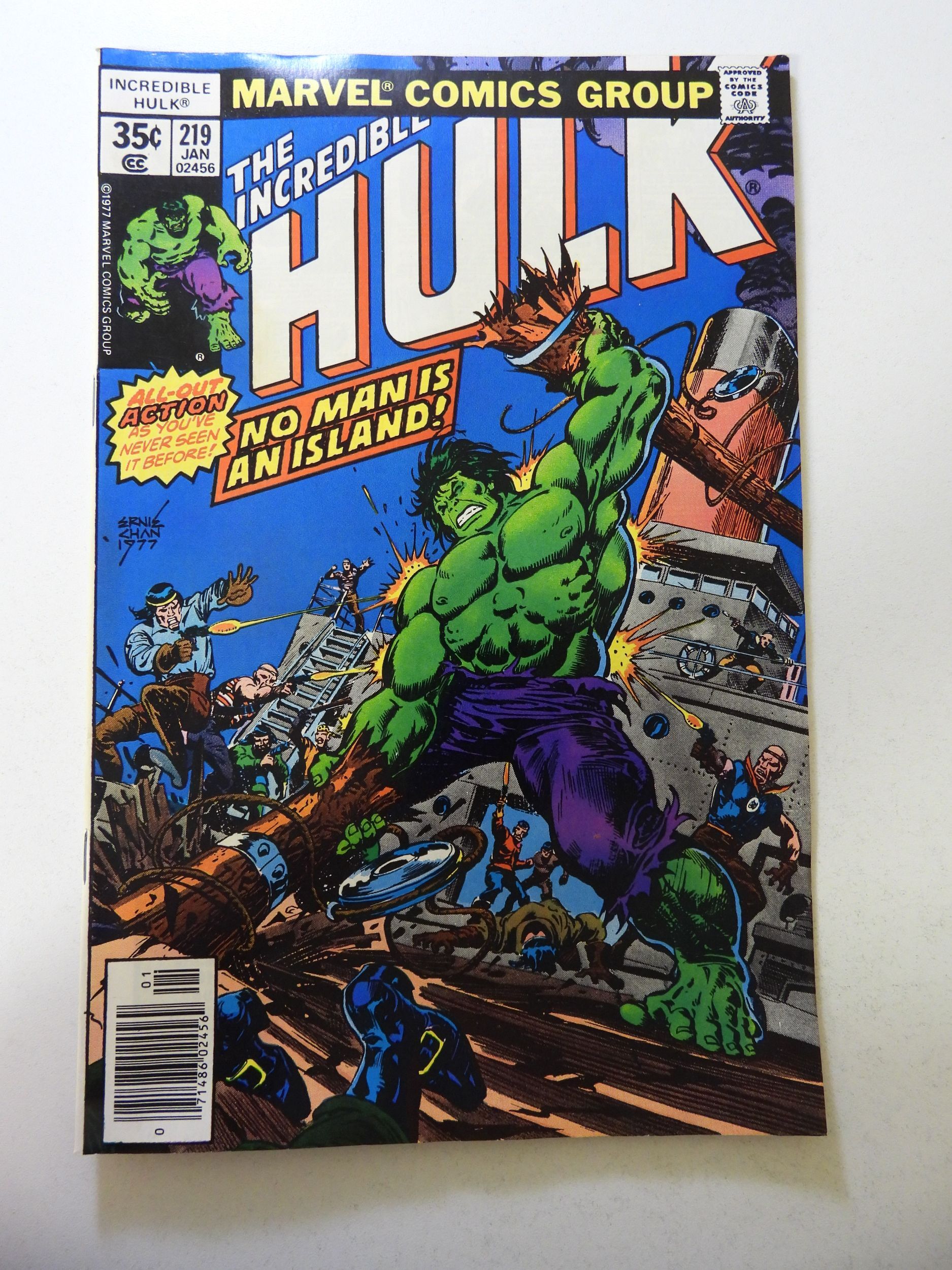 The Incredible Hulk #219 (1978) FN Condition Pizzazz insert | Comic ...