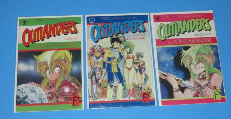 Lot/10 Outlanders Manga Comic Books #9,10,12,15,17,18,19,27,28,29 NM ...