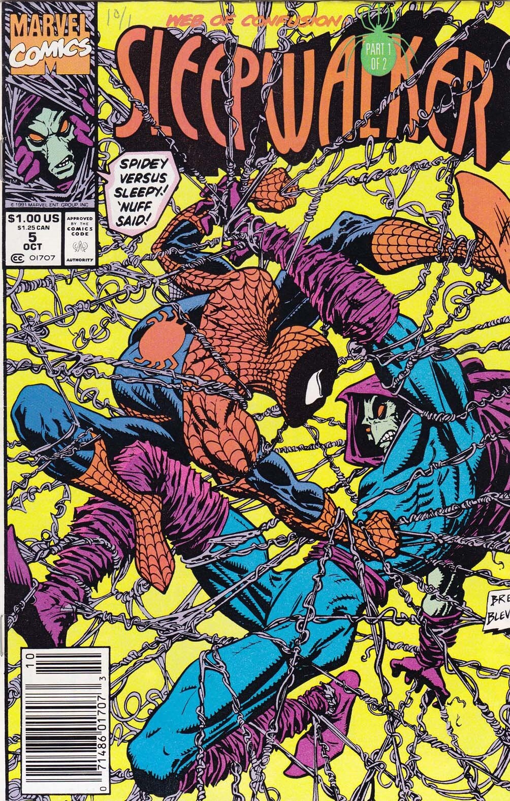 Sleepwalker #5 (Newsstand) FN ; Marvel | Spider-Man | Comic Books ...