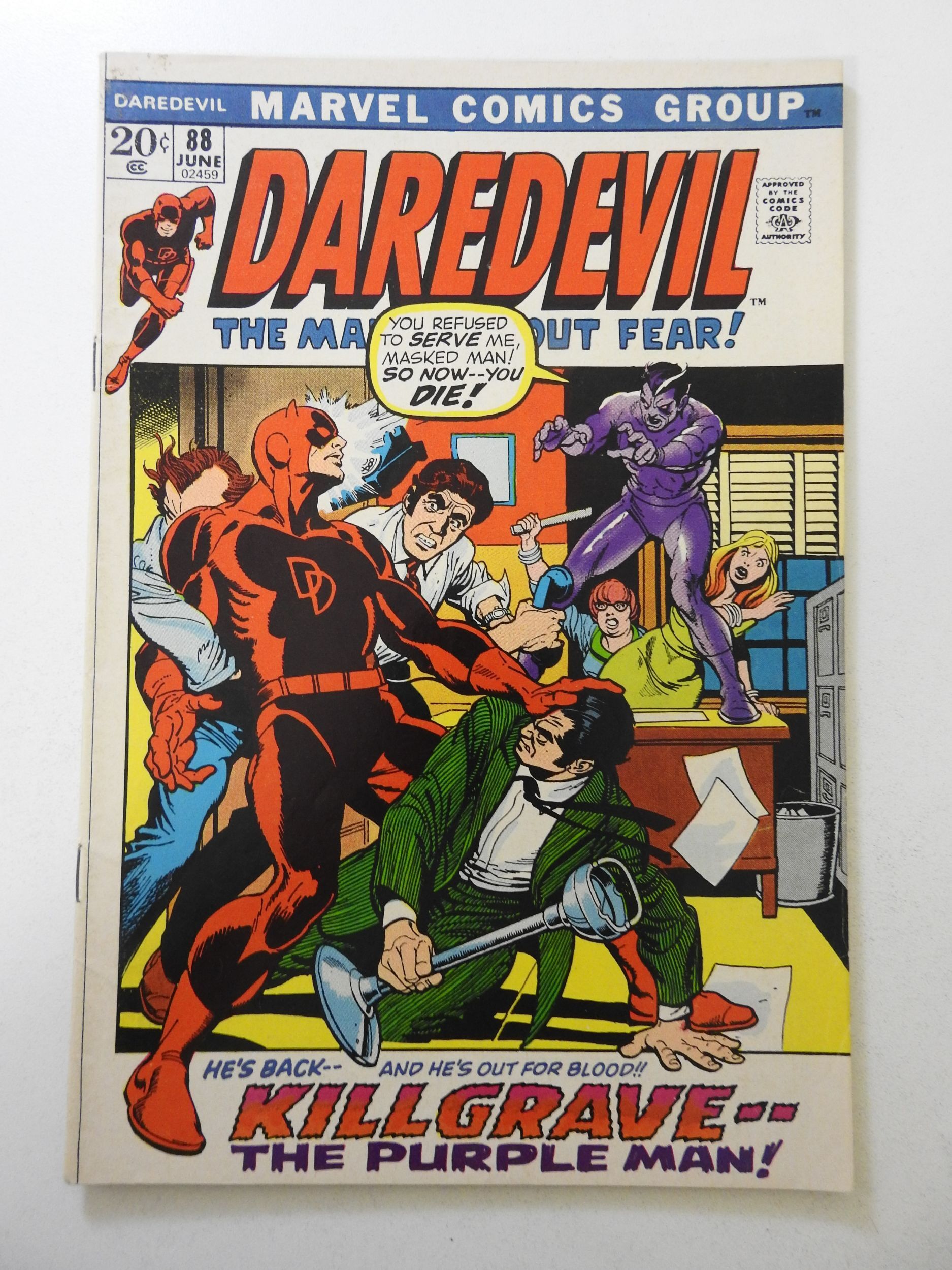 Daredevil #88 (1972) Origin of Black Widow! FN Condition | Comic Books ...