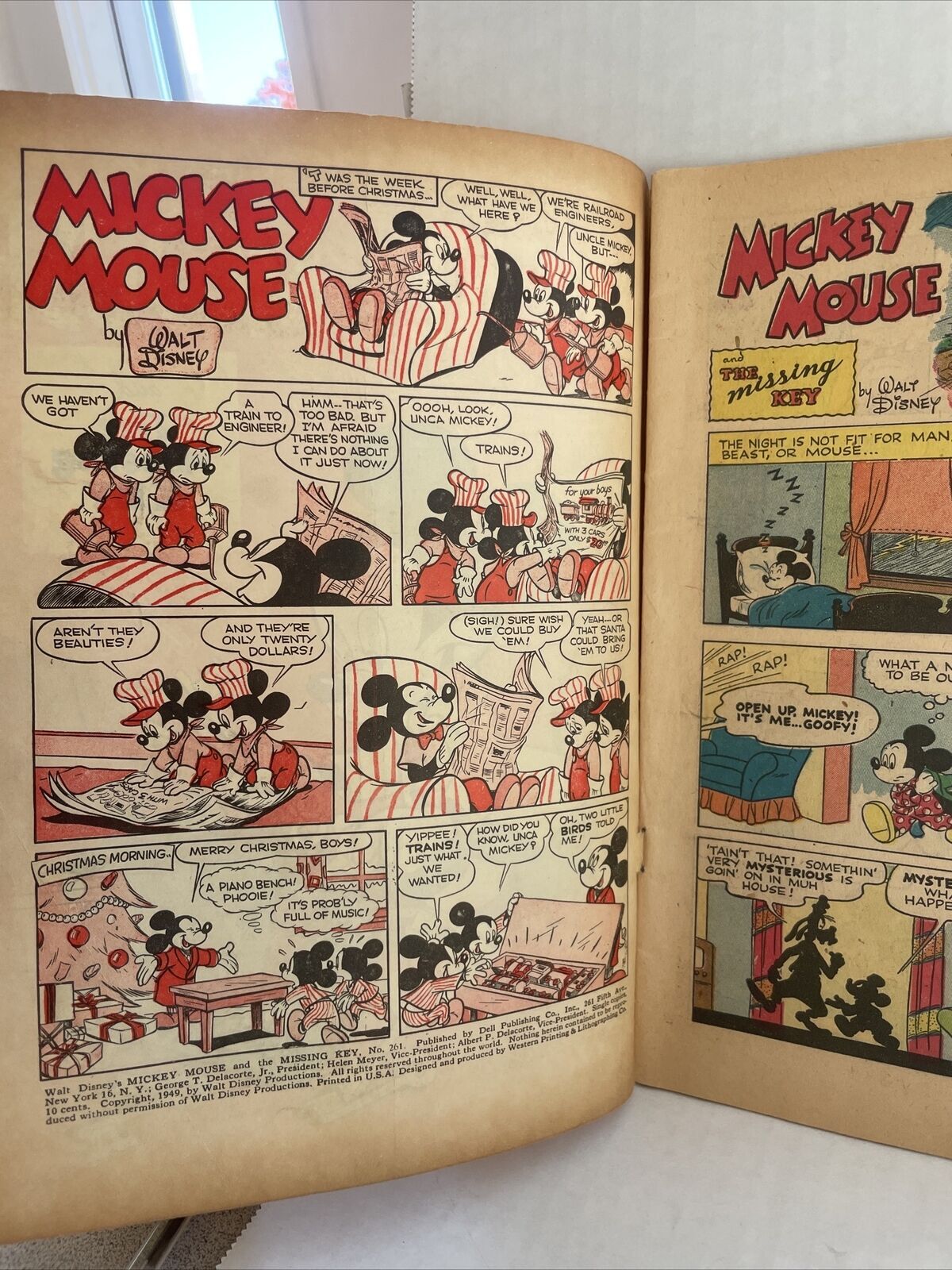 Four Color #261 Walt Disney’s Mickey Mouse And The Missing Key | Comic ...