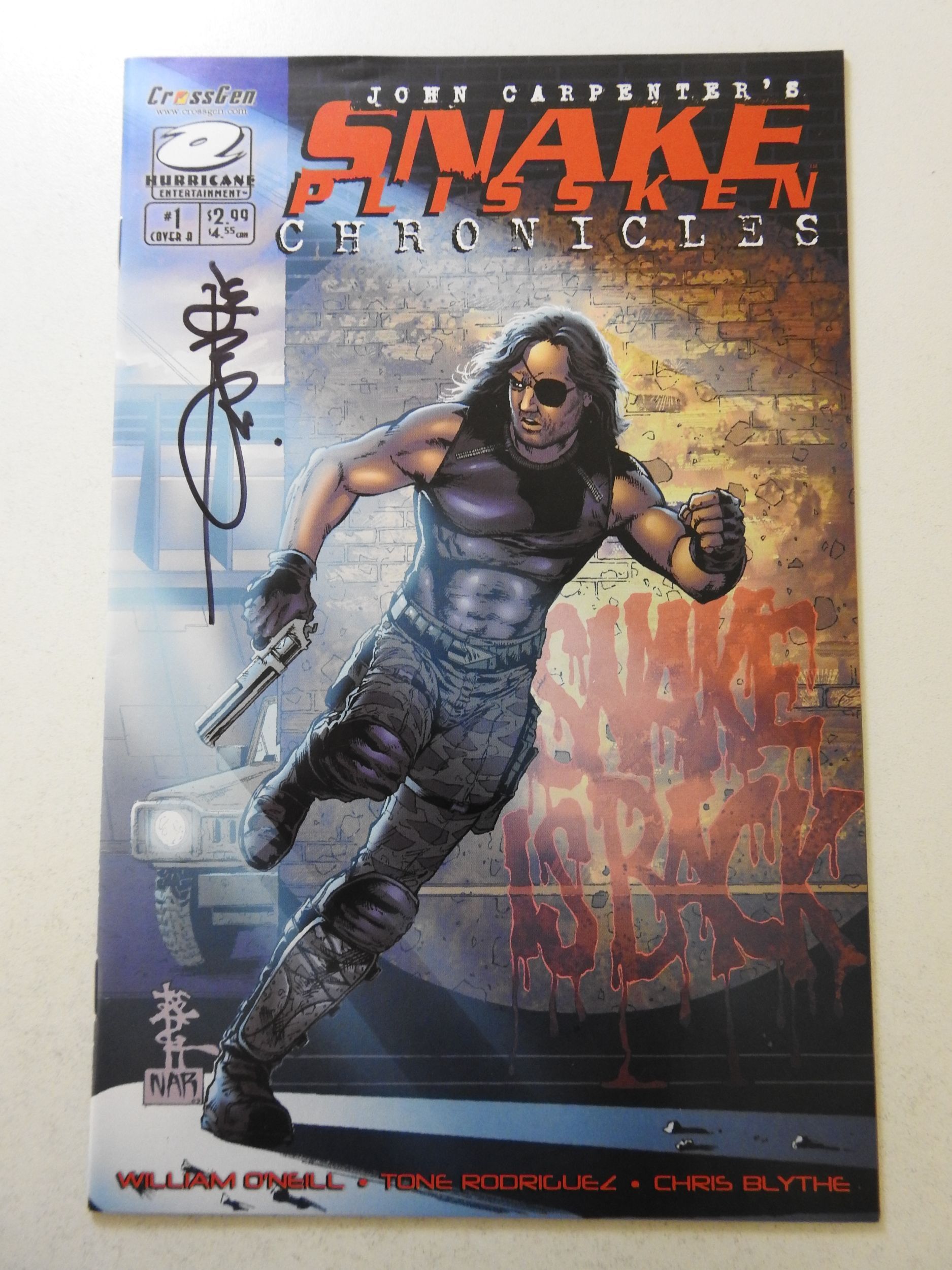 John Carpenter's Snake Plissken Chronicles #1 (2003) Signed Tone ...