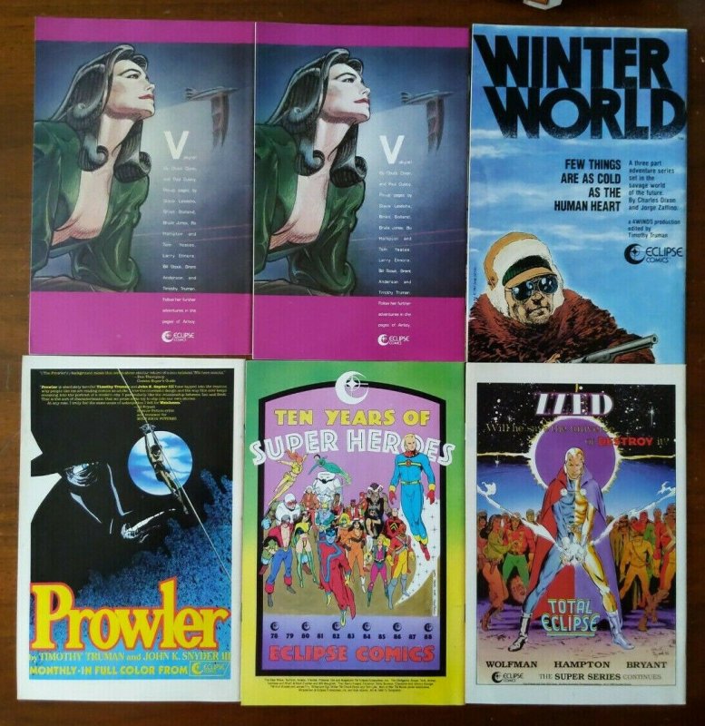 Lost Planet #1-6 - Complete Set Mini-Series Eclipse Comics Brothers Grimm - 1987 | Comic Books ...