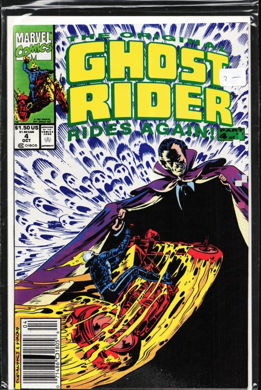 The Original Ghost Rider Rides Again #4 Newsstand Edition (1991) Ghost ...