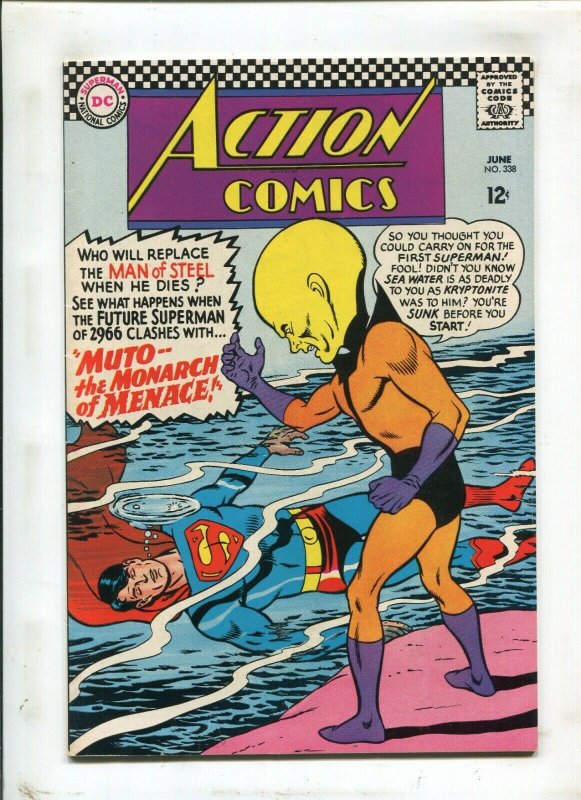 Action Comics #338 - Muto: The Monarch of Menace! (7.0) 1966 | Comic ...
