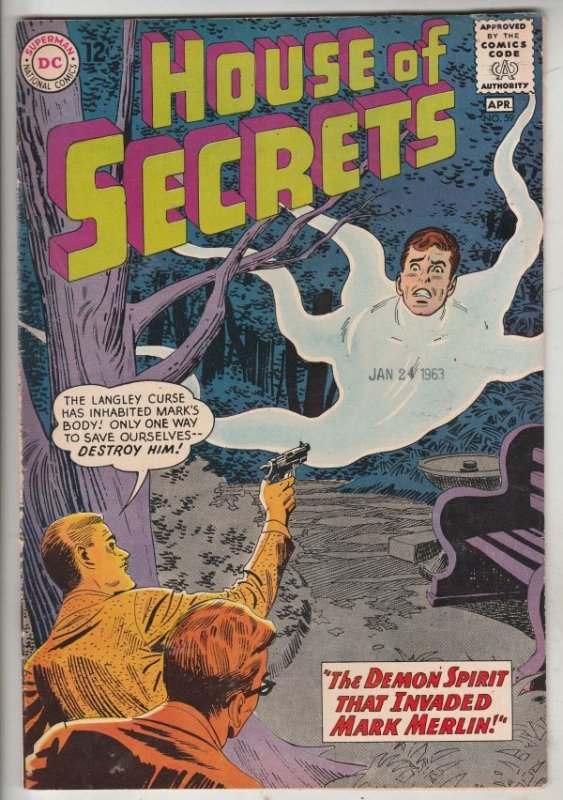 House of Secrets #59 (Apr-63) VF/NM High-Grade Mark Merlin | Comic ...