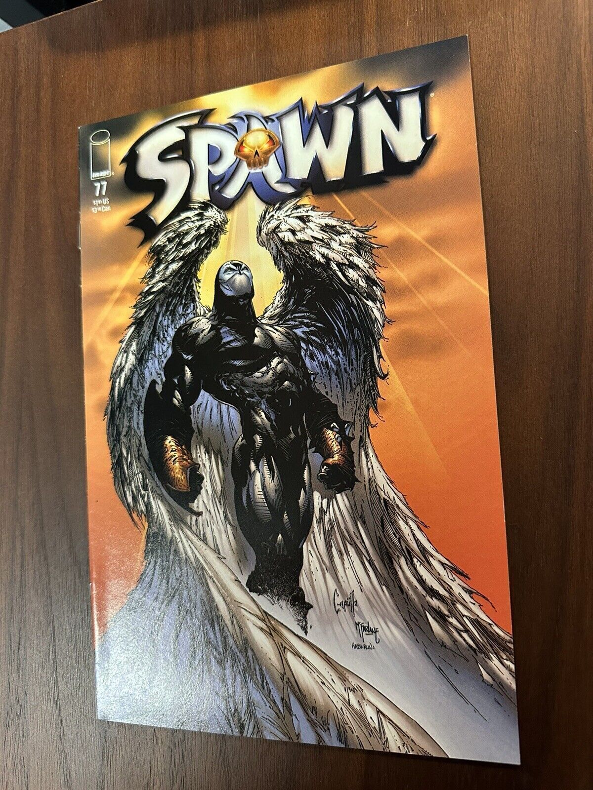 Spawn #77 VF+ 1st Wings Of Redemption Archangel Cover (Image 1998 ...