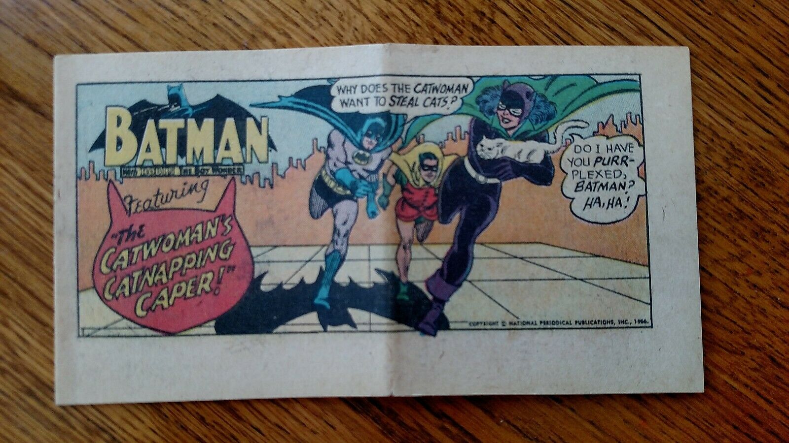 Batman 60's Pop-Tart Comics Catwomans Catnapping Caper 1966 | Comic ...