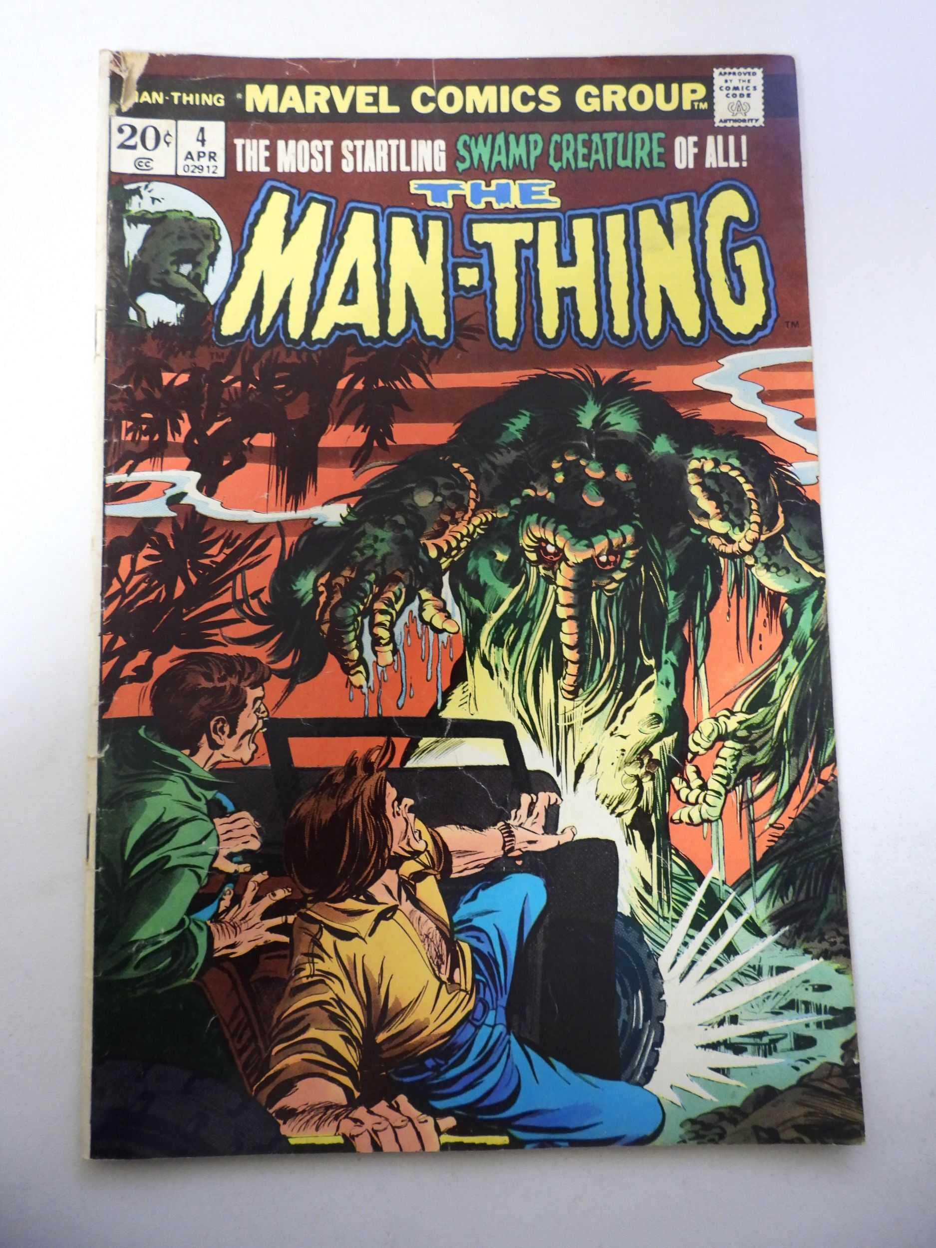 Man-Thing #4 (1974) FR/GD Condition Missing MVS does not effect story ...