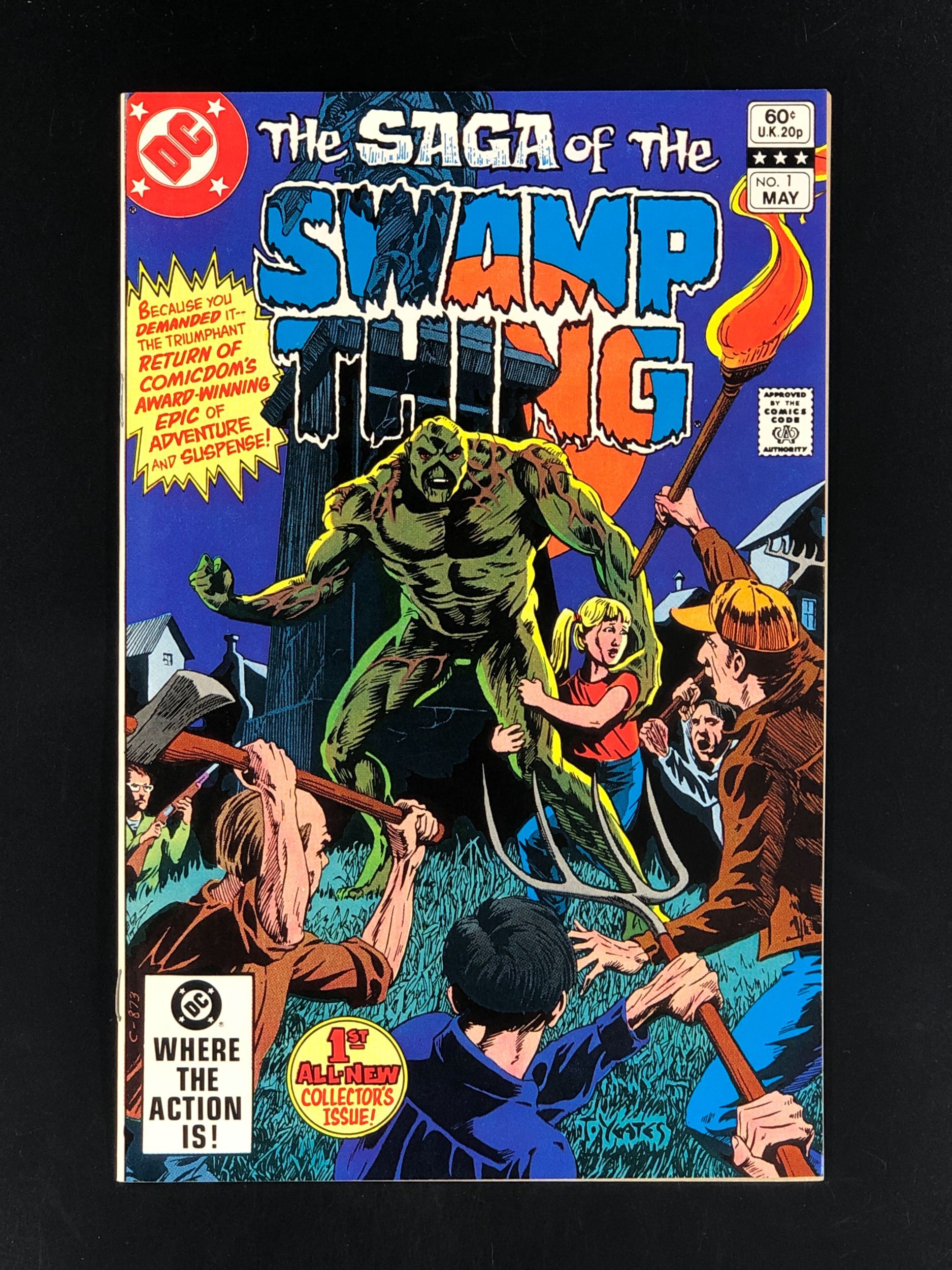 The Saga of Swamp Thing #1 (1982) NM- 1st All-New Collectors Issue ...